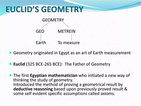 Introduction To Euclids Geometry Pptx