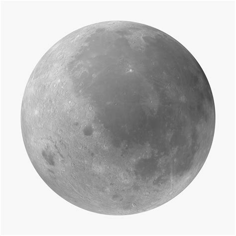 Moon 3d Model 29 Blend Obj Dae Fbx Free3d