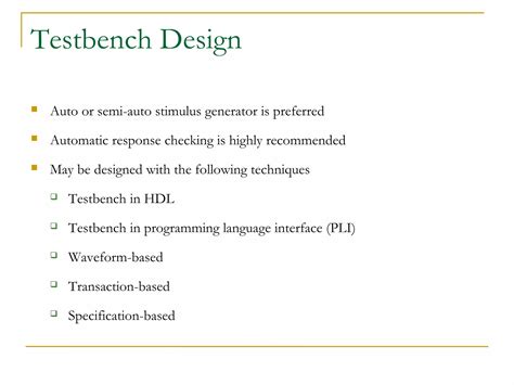 Verification Strategies Ppt