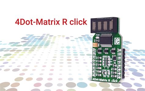 4dot Matrix R Click Intelligent Led Display