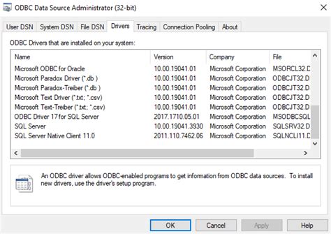 issues installing latest microsoft ole db driver for sql server