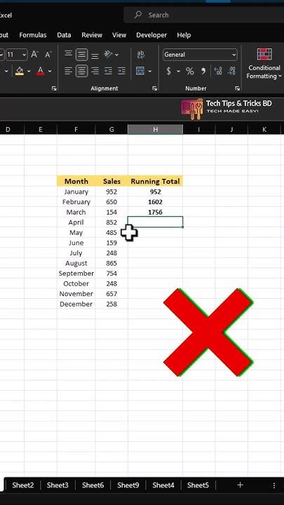 How To Calculate Running Total In Excel Excel Short Cut Shortsfeed