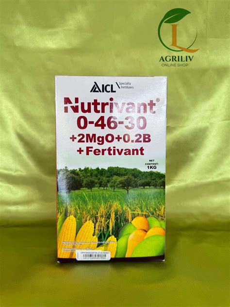 Nutrivant Plus 0 46 30 Foliar Fertilizer 1 Kilo Aicl Lazada Ph
