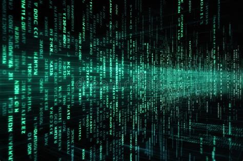 Binary Code Background Programming And Coding Concept Stock Photo Image Of Cyberspace Cloud