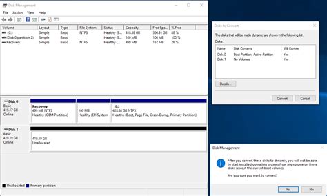 Windows Convert Existing System To Dynamic Disk Safely Super User