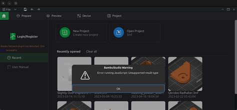 Error Message On Ubuntu 2304 Error Running Javascript Unsupported