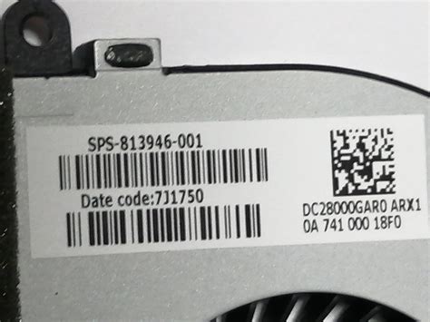 Ventilador Para Notebook Hp 250 G4 / 255 G4 Sps-813946-001 | Cuotas sin ...