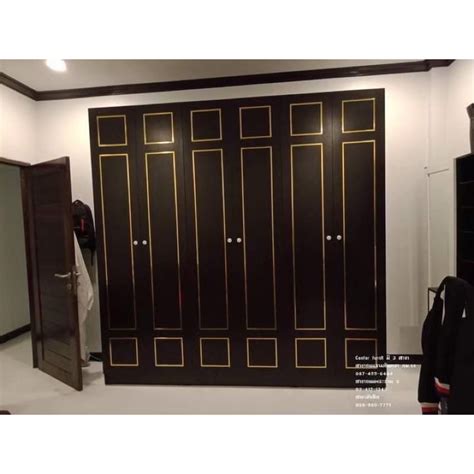 ตู้เสื้อผ้าสีขาว ผิวเมลามีน 2 4 เมตร และคละสี Shopee Thailand