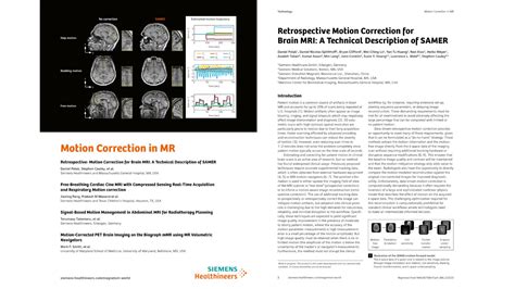 Motion Correction In Mri