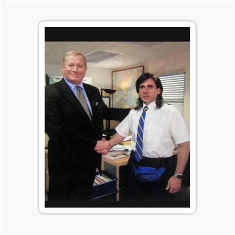 Pegatina Michael Scott El Meme Del Apretón De Manos Los Memes De La
