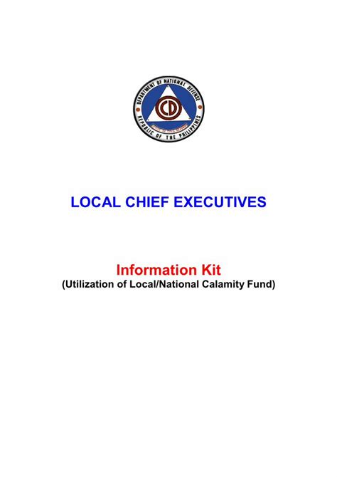 Pdf Utilization Of Calamity Fund Dokumen Tips