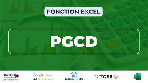 Comment Utiliser La Fonction Pgcd Sur Excel Youtube