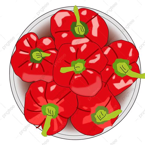Green Bell Pepper Vector Design Images Red Vegetables Bell Peppers Bell Peppers Green Roots