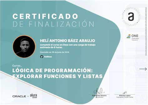 Heli Baez On Linkedin Oraclenexteducation Aluralatam Learning Programming Html Css