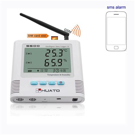 Sms Alarm Gsm Temperature Sensor Gsm Temperature Data Logger Lcd Display