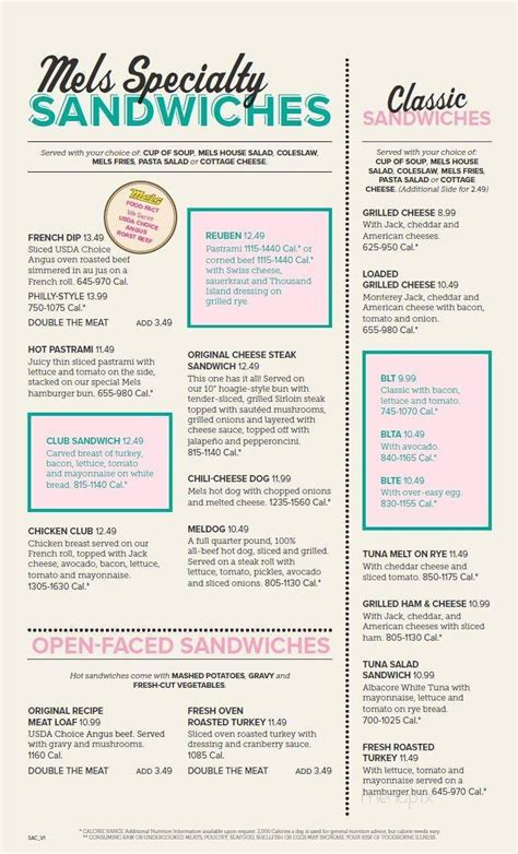 Original Mels Diner Menu In Auburn Ca Order Delivery And Reviews