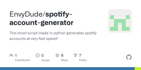 Github Envydude Spotify Account Generator This Short Script Made In