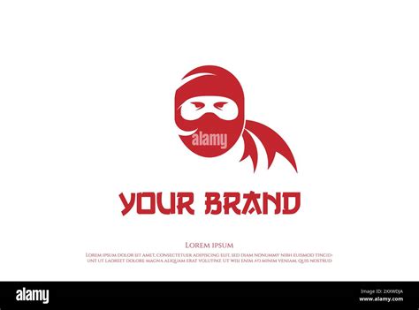 Ninja Head Logo 9870 Ninja Face Logo Stock Vectors And Vector Art