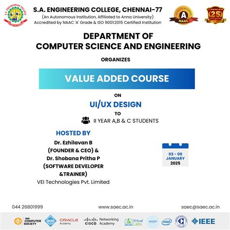 Saec Sa Engineering College Autonomous On Linkedin Department