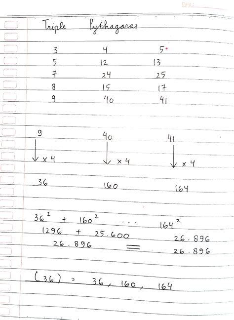 Sharing 29 Triple Pythagoras
