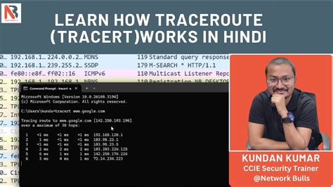 Howtraceroute Tracert Works Learn In Hindi Networking Tutorial Youtube