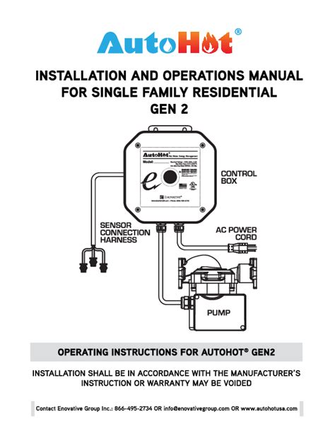 Residential Digital Manual Gen 2 Assembly Guide