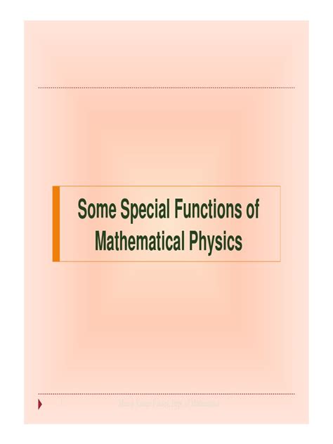 Legendre Polynomials Pdf Special Functions Equations