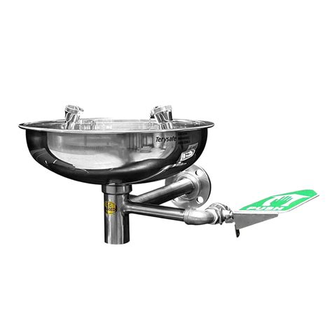 อ่างล้างตาฉุกเฉินติดผนัง สแตนเลส Ts Ss B100