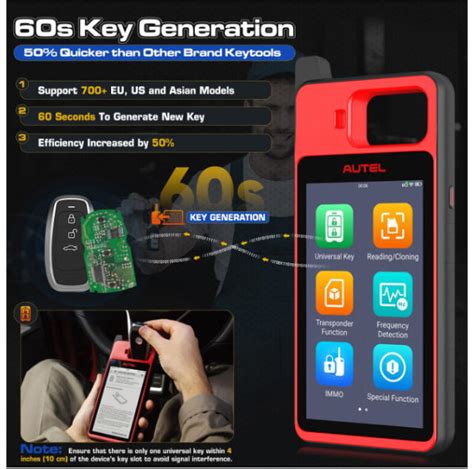 Autel Maxiim Km100 Km100e Universal Auto Key Generator Kit Key Programmer Support Transponder