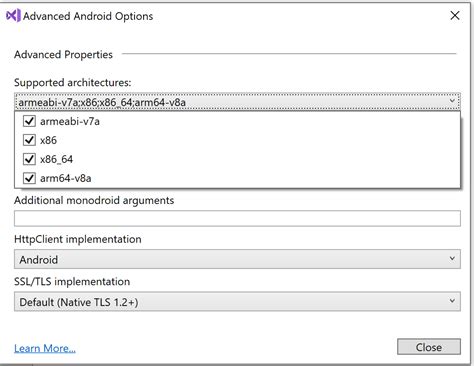 Deployment Fails To X86 Emulator Even Though X86 Abi Is Selected