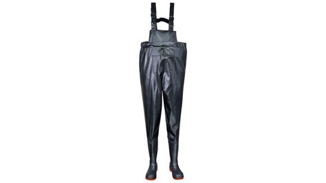 Fw74 10 Portwest Black Red Reusable Hi Vis Overalls 10 Rs