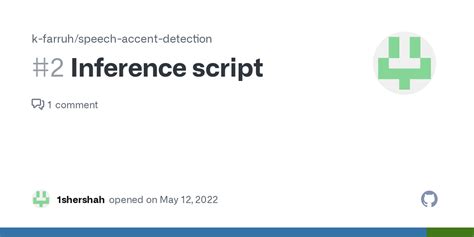 Inference Script · Issue 2 · K Farruhspeech Accent Detection · Github