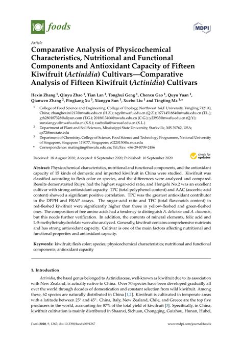 Pdf Comparative Analysis Of Physicochemical Characteristics Nutritional And Functional