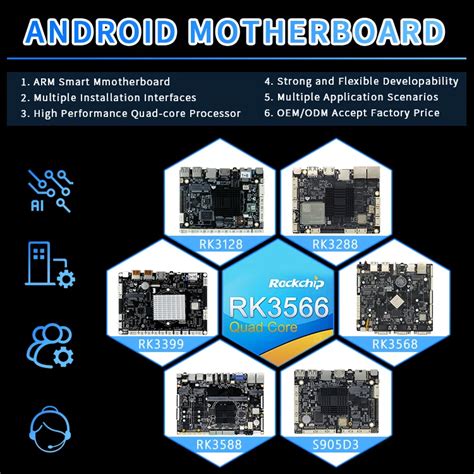 Android Mainboard Rk3568 Rk3588 Rk3288 Hd Lvds Edp Mipi Pcba Board For