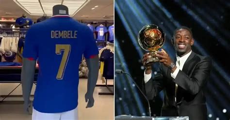 France Released A Unique Dembele Jersey In The National Team After