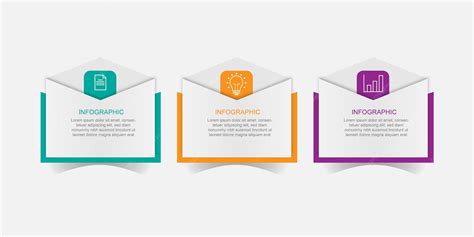 Premium Vector Set Of Three Infographic Template Vector