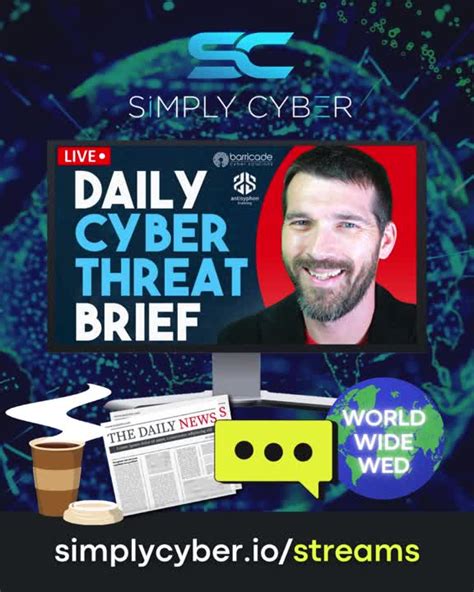 Simply Cyber On Linkedin Cybernews Teamsc Cybersecurity Worldwide