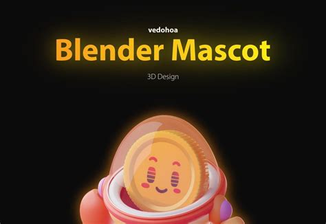 3d Blender Modeling Mascot Character Vedohoa
