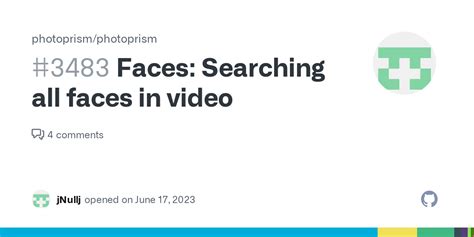 Faces Searching All Faces In Video · Issue 3483 · Photoprismphotoprism · Github