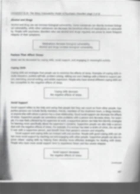 Solution Psy 714 Introduction To Neuropsychology The Stress Vulnerability Model Of Psychiatric