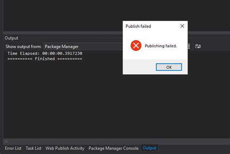 Net Azure Function Publish Failed Error Message Stack Overflow