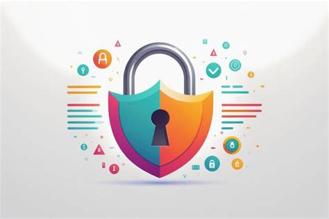 Premium AI Image Lock Flat Vector Flat Illsutration