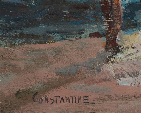 Lot Constantine Cherkas 1919 2011 Coastal Reflections Oil On