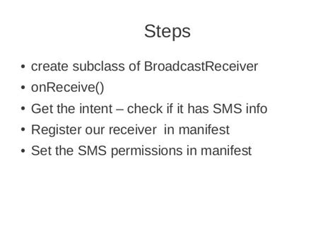 broadcast receiver
