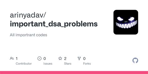 github arinyadav important dsa problems all importrant codes