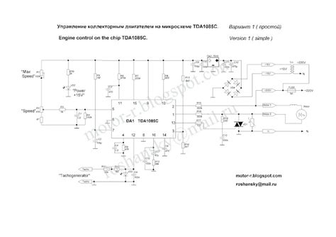 Motor Control Схемы регуляторов на Tda1085c