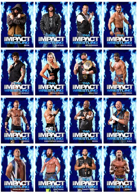 Tna Past Current Roster Promo Part 1 By Chirantha On Deviantart