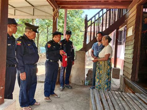 ကျိုက်မရောမြို့နယ်၌ မီးဘေးအန္တရာယ်ကြိုတင်ကာကွယ်ရေး ကွင်းဆင်းစစ်ဆေး Information And Public
