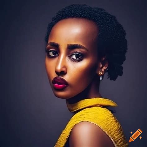 vibrant and stylish ethiopian woman on craiyon