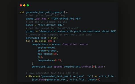 Generating Synthetic Data For Sentiment Analysis Using Python And Gpt 3 Alexandros Pappas